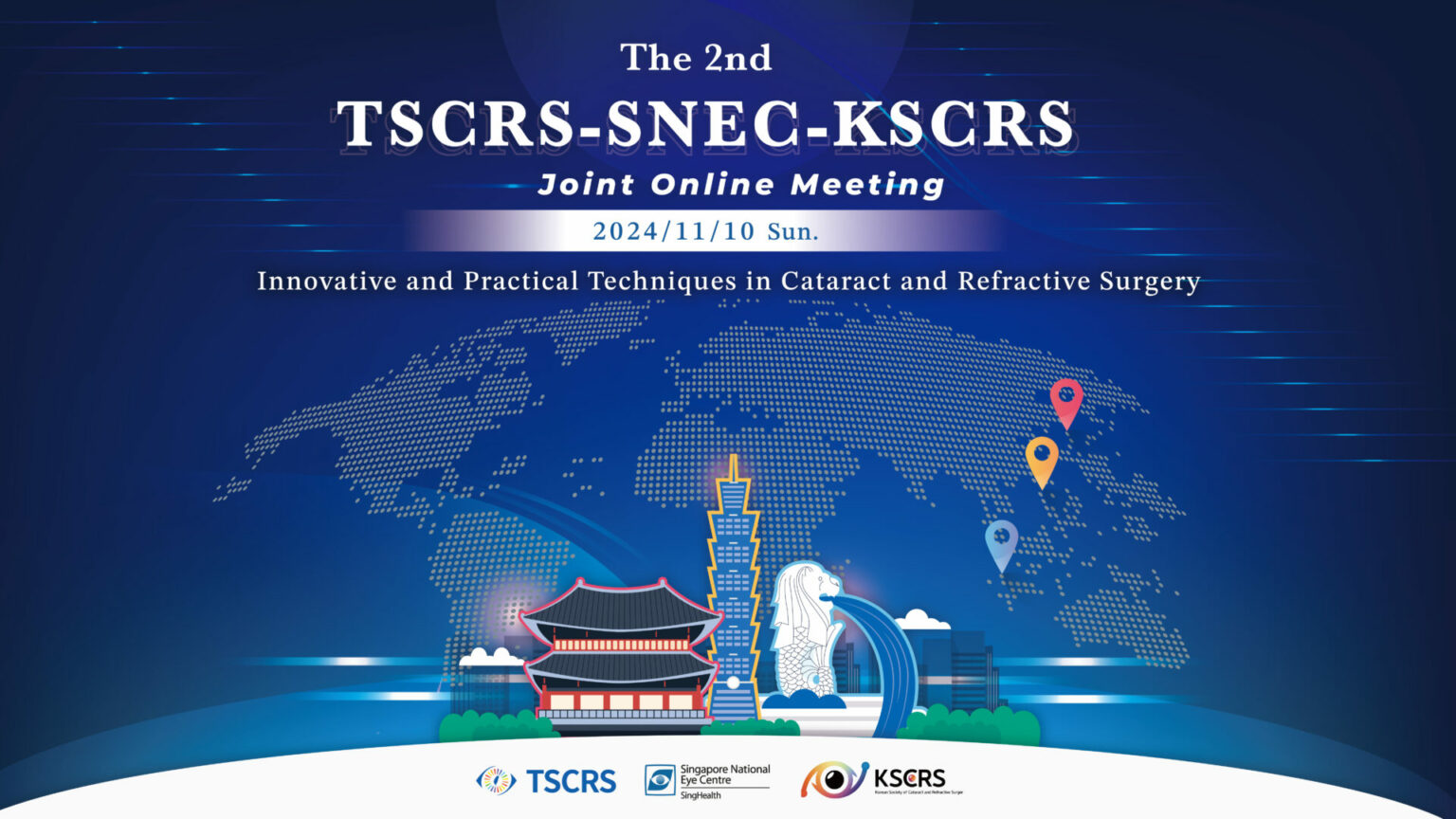 【TSCRS-SNEC-KSCRS 第二屆國際線上交流會議】The 2nd TSCRS-SNEC-KSCRS Joint Online Meeting - 台灣白內障及屈光手術醫學會